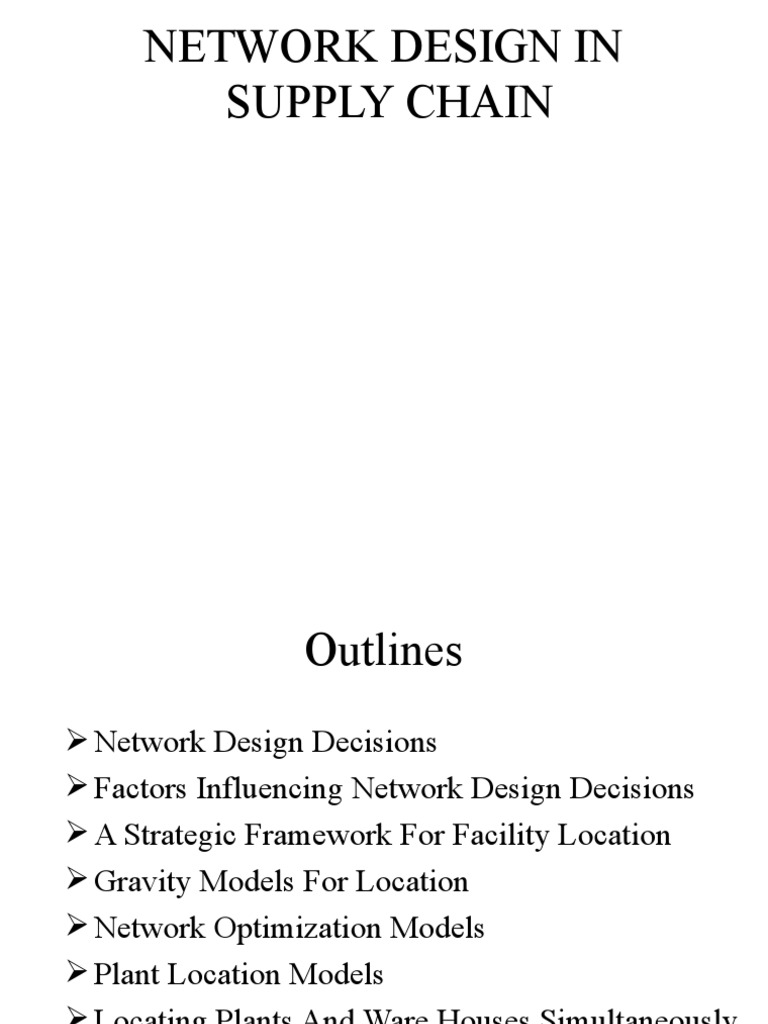Network Design | PDF