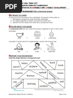 Rainbow Compound Words Activity | PDF | Language Arts & Discipline