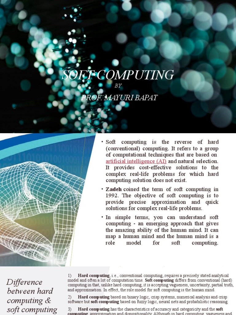 Unit1 SoftComputing | PDF | Artificial Neural Network | Fuzzy Logic