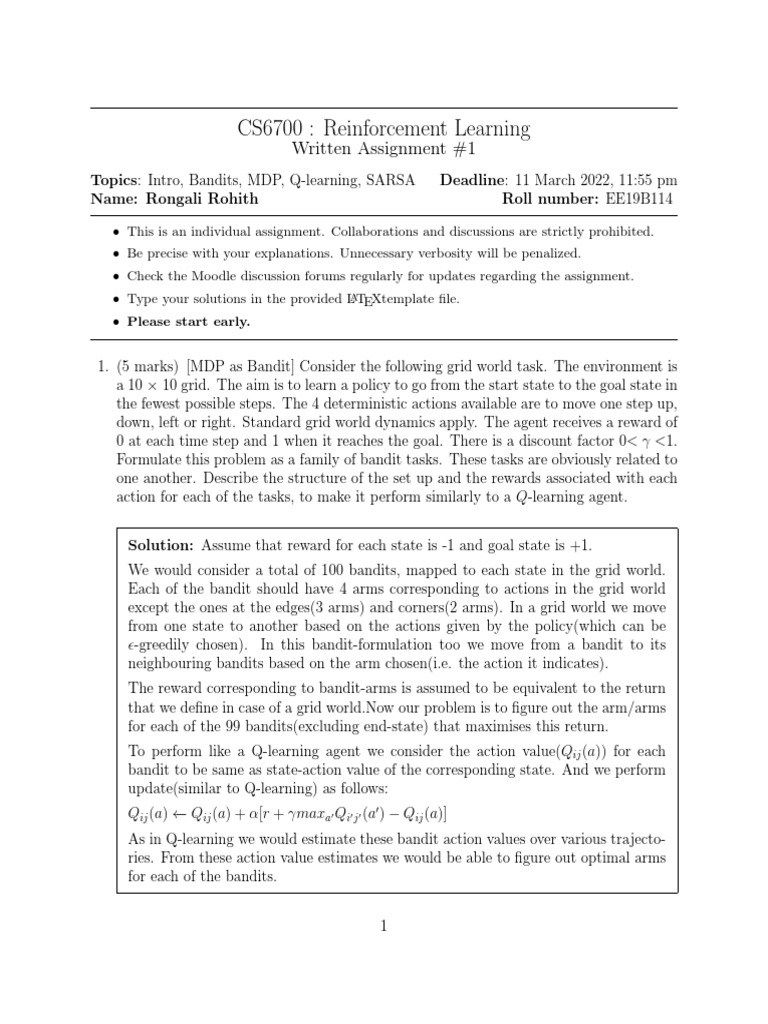 Wa 1 | PDF | Applied Mathematics | Mathematics