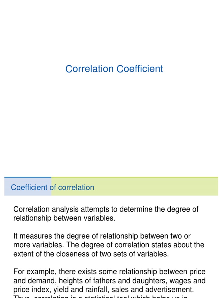 Correlation 1 | PDF | Teaching Methods & Materials