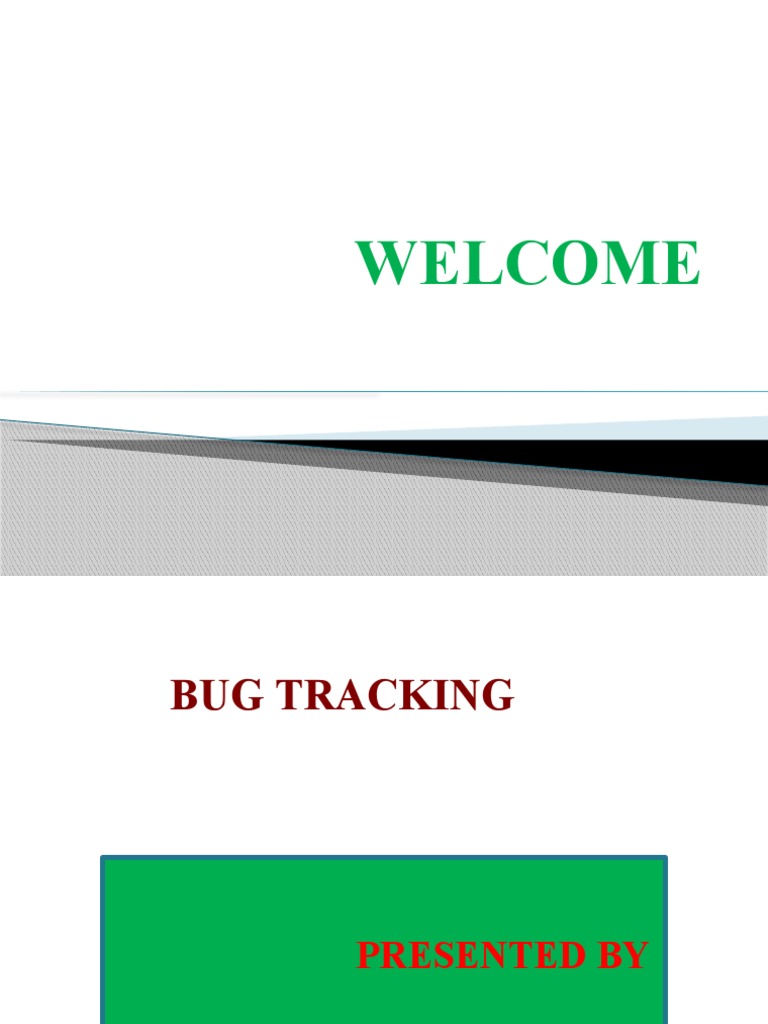 Welcome Pdf Software Testing Software Bug