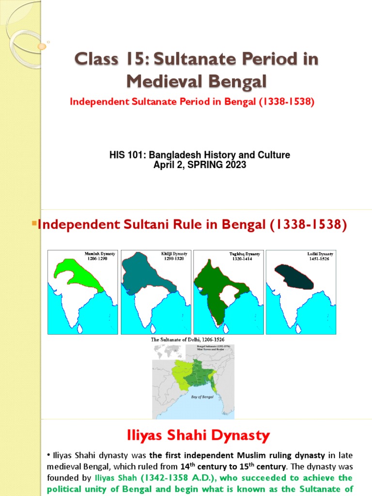 Class 15: Sultanate Period in Medieval Bengal | PDF | Bangladesh ...