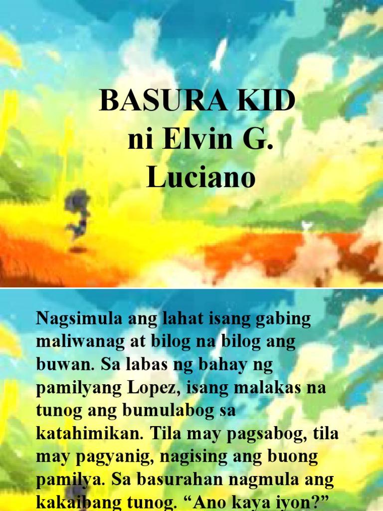 Basura Kid | PDF