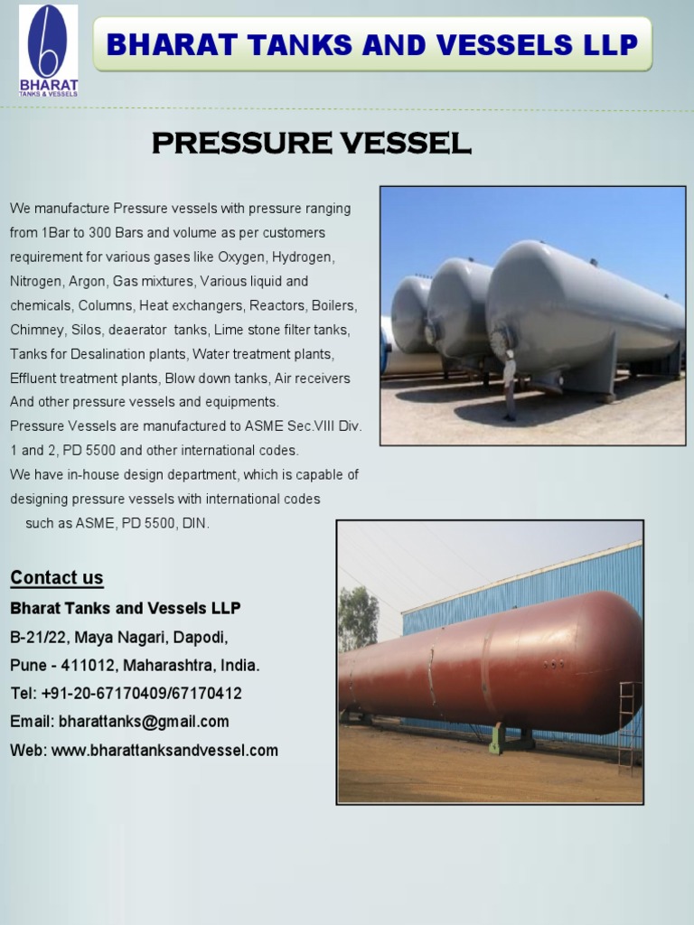 Pressure Vessels | PDF