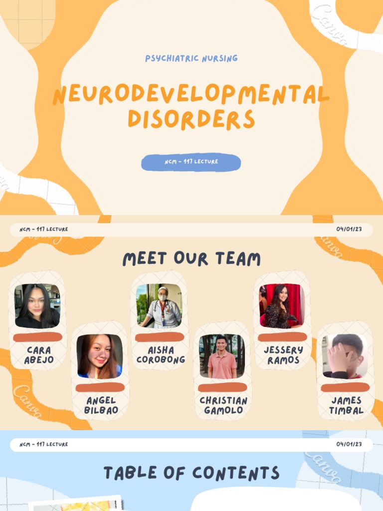 Neurodevelopmental Disorders Overview | PDF | Attention Deficit ...