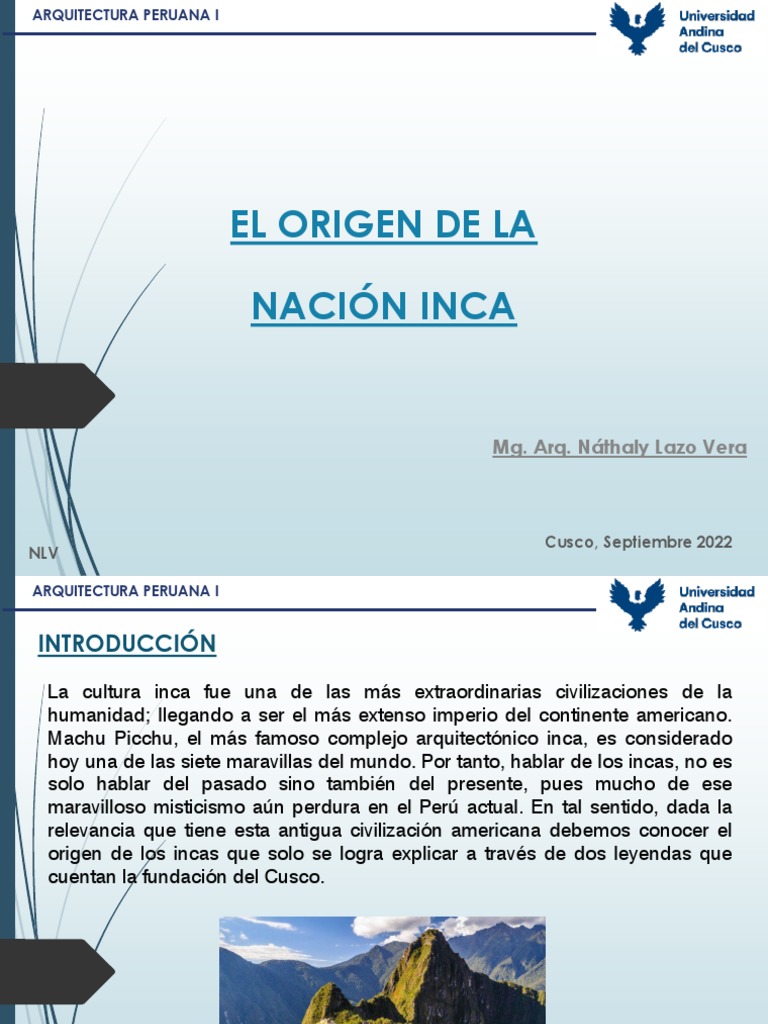 001 Presentación - Origen de La Nación Inca | PDF