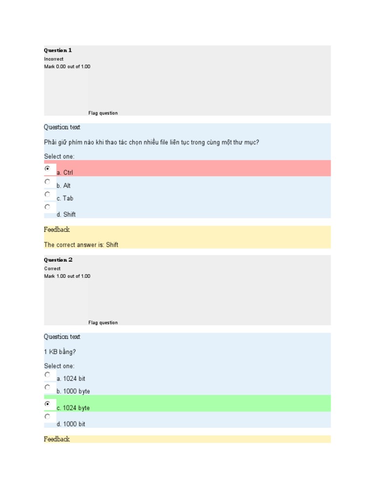 Incorrect Mark 0.00 Out of 1.00 | PDF