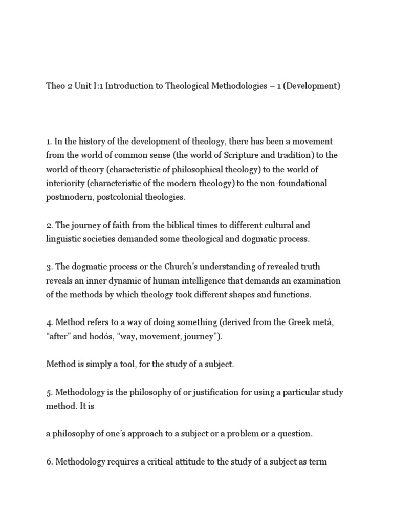 Method And Methodology Pdf