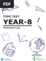 Year 8 Maths Exam Booklet Algebra Questions | PDF | Mathematics | Algebra