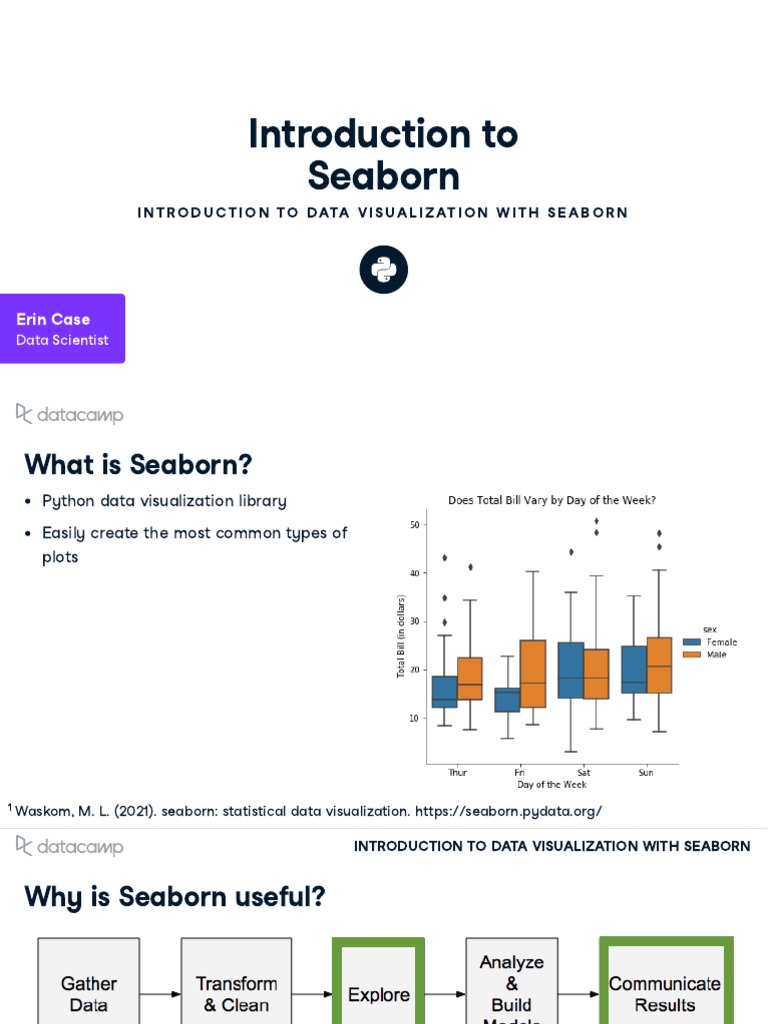 Binder-7-Intro To Data Vis With Seaborn | PDF | Scatter Plot ...