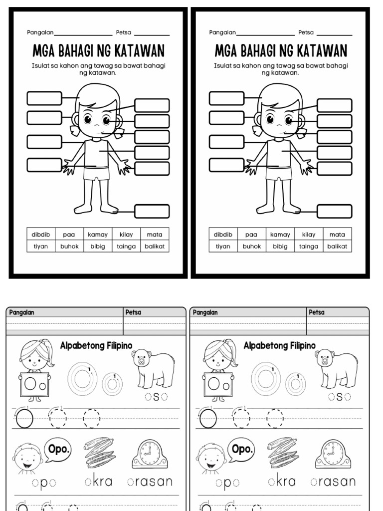 Bahagi NG Katawan 1 | PDF