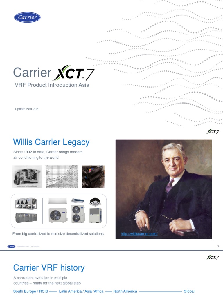 Carrier XCT™7 - CO - VRF COMPACT VERSION | PDF | Power Inverter | Electric Motor