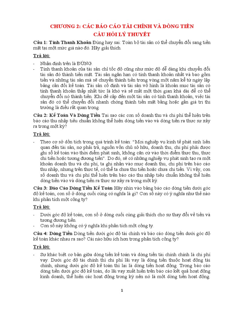 BTC2-Tài chính doanh nghiệp | PDF