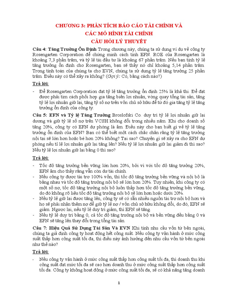 BTC3-Tài chính doanh nghiệp | PDF