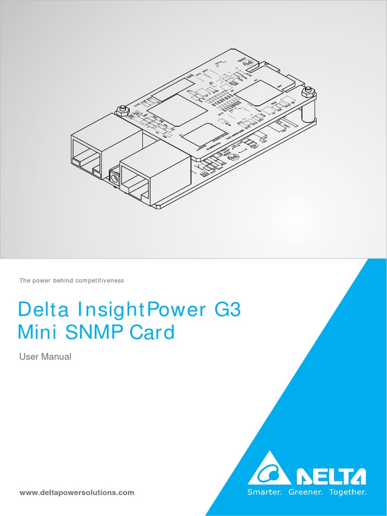 Delta Insightpower G3 Mini SNMP Card: User Manual | PDF | File Transfer ...