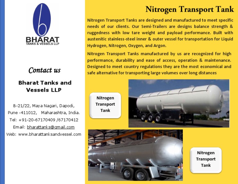 Nitrogen Transport Storage Tank | PDF