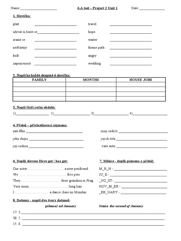 Project 2 - Test Unit 3 | PDF