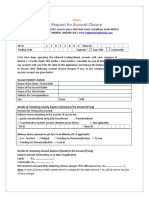 Fixed Deposit Premature Closure Form | PDF | Banks | Money