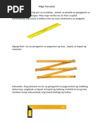 Mga Kagamitan Sa Pananahi | PDF