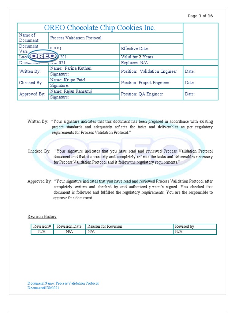Process Validation Report - Rajan | PDF | Verification And Validation | Specification (Technical ...