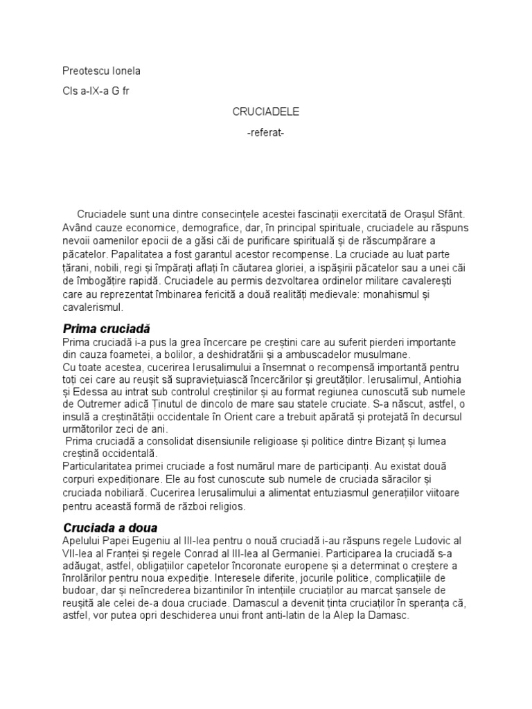 Cruciadele | PDF