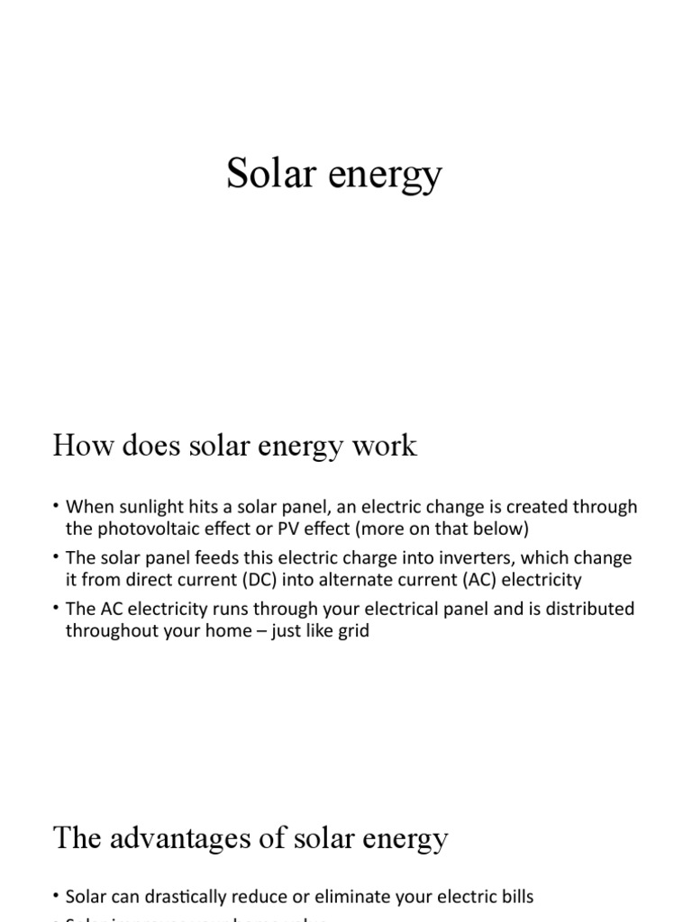 Solar Energy | PDF