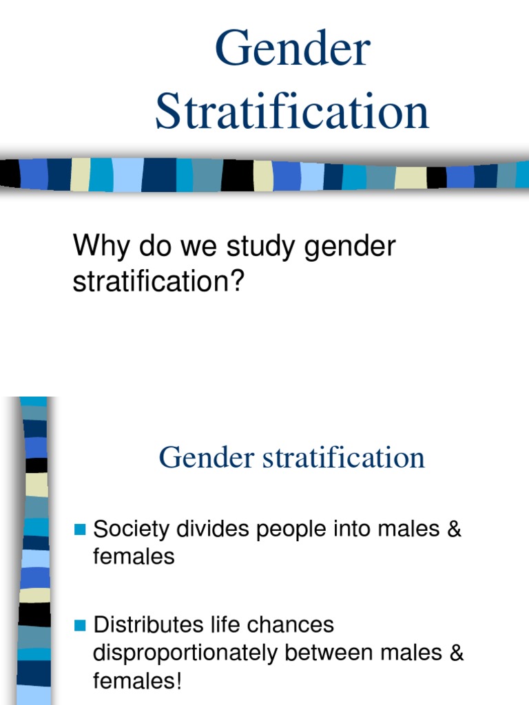 Understanding Gender Stratification | PDF | Social Science | Wellness