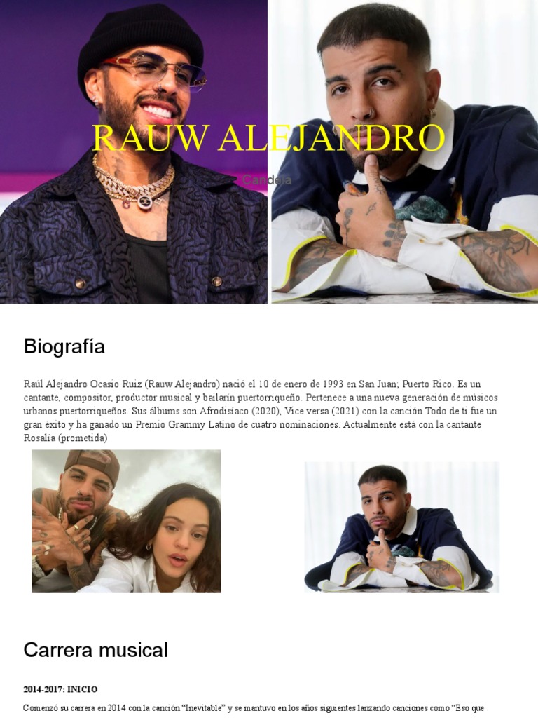 Rauw Alejandro | PDF