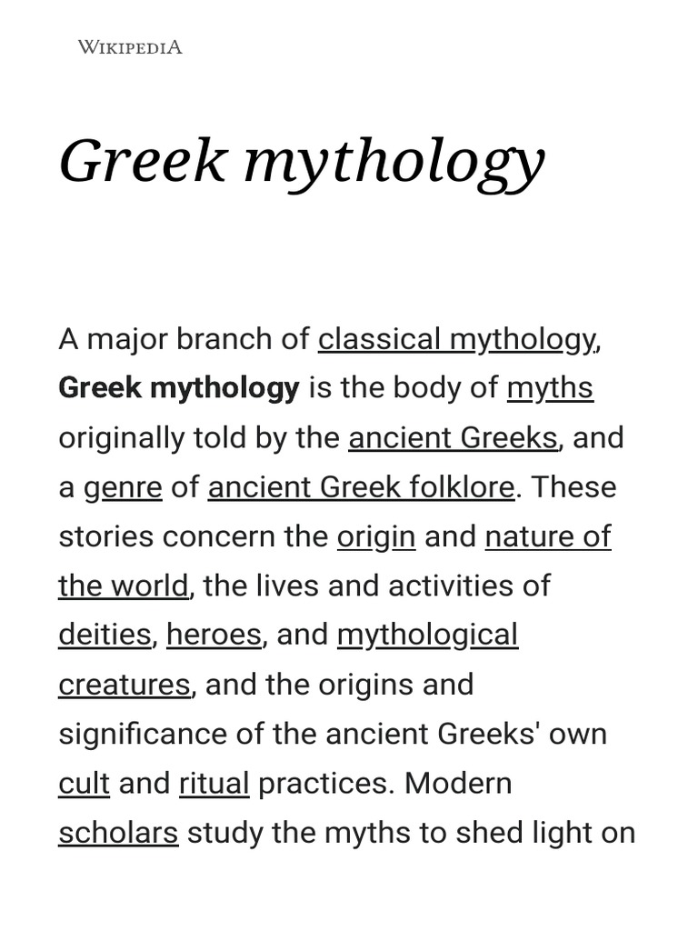 Greek Mythology | PDF | Greek Mythology | Trojan War