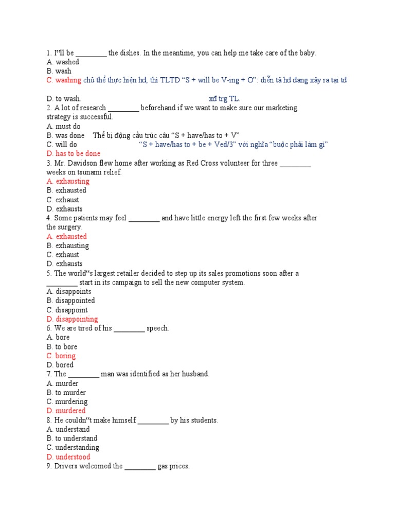 An Analysis of Verb Forms and Tenses in English Sentences | PDF