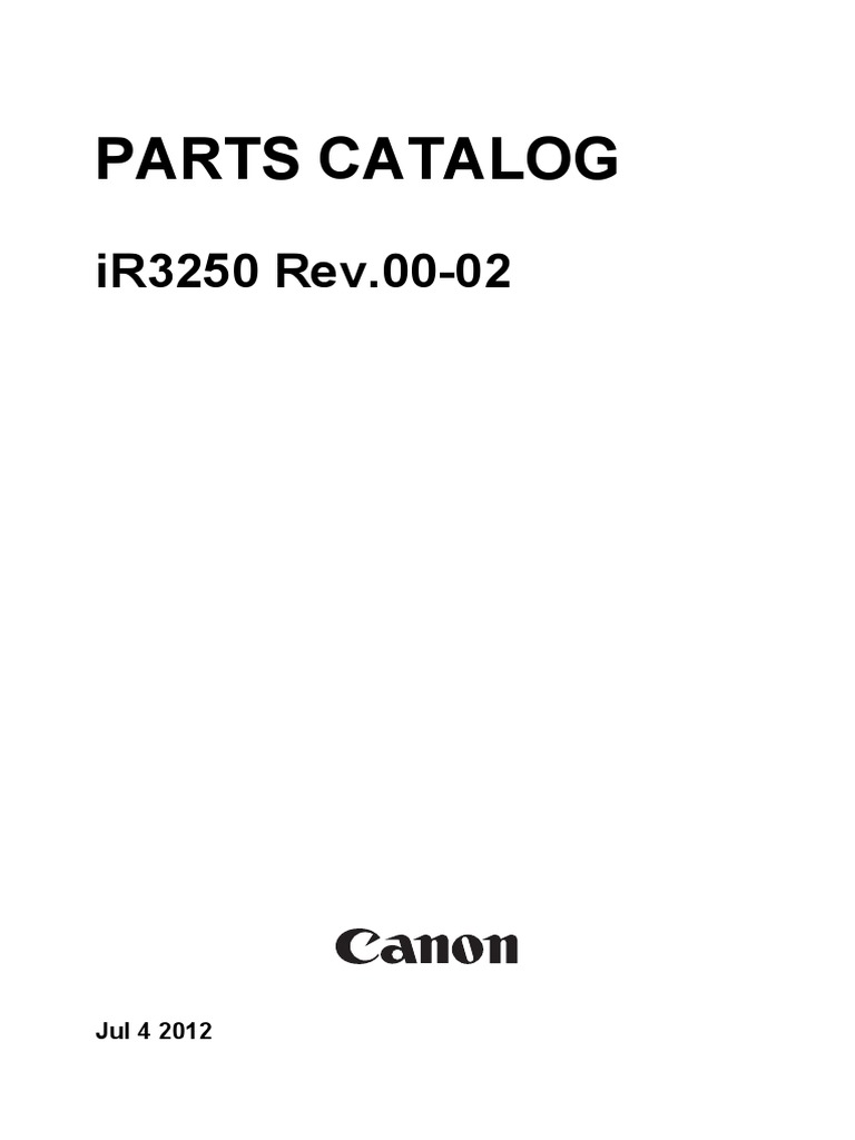 CANON iR-3250-PC | PDF