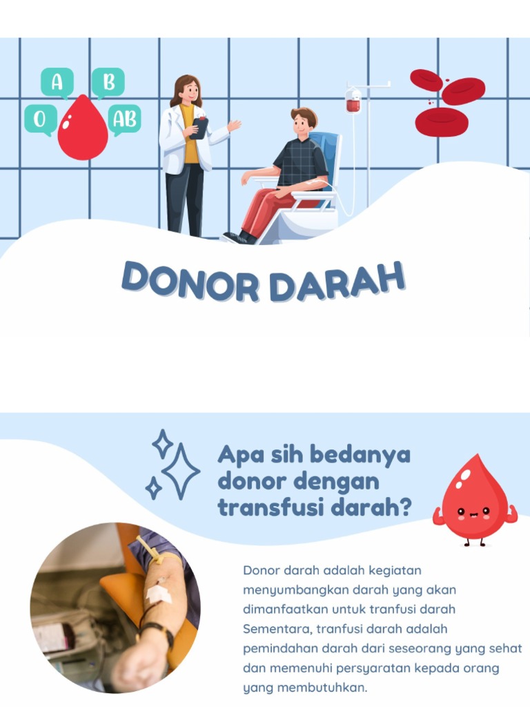 Donor Darah Sukarela PDF | PDF
