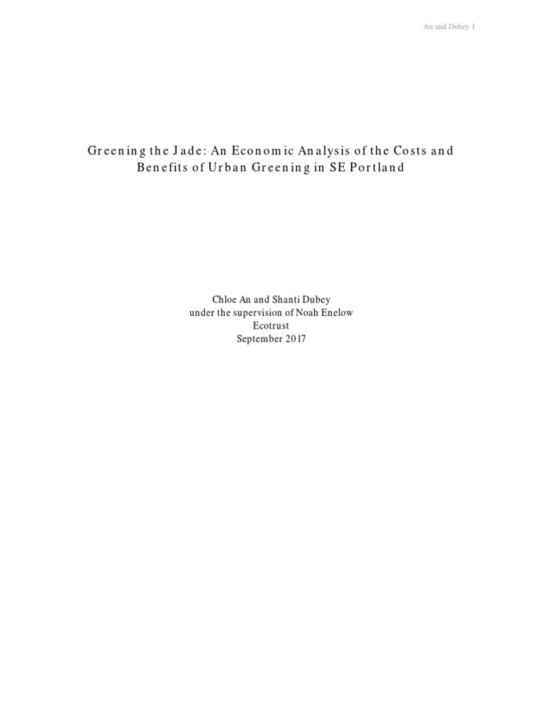 GTJ 2017 | PDF | Green Infrastructure | Cost–Benefit Analysis