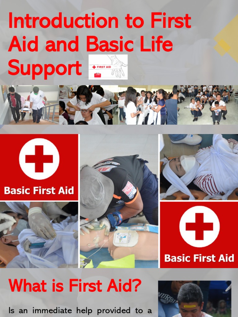 Intro To First Aid and Basic Life Support | PDF | First Aid | Cardiopulmonary Resuscitation