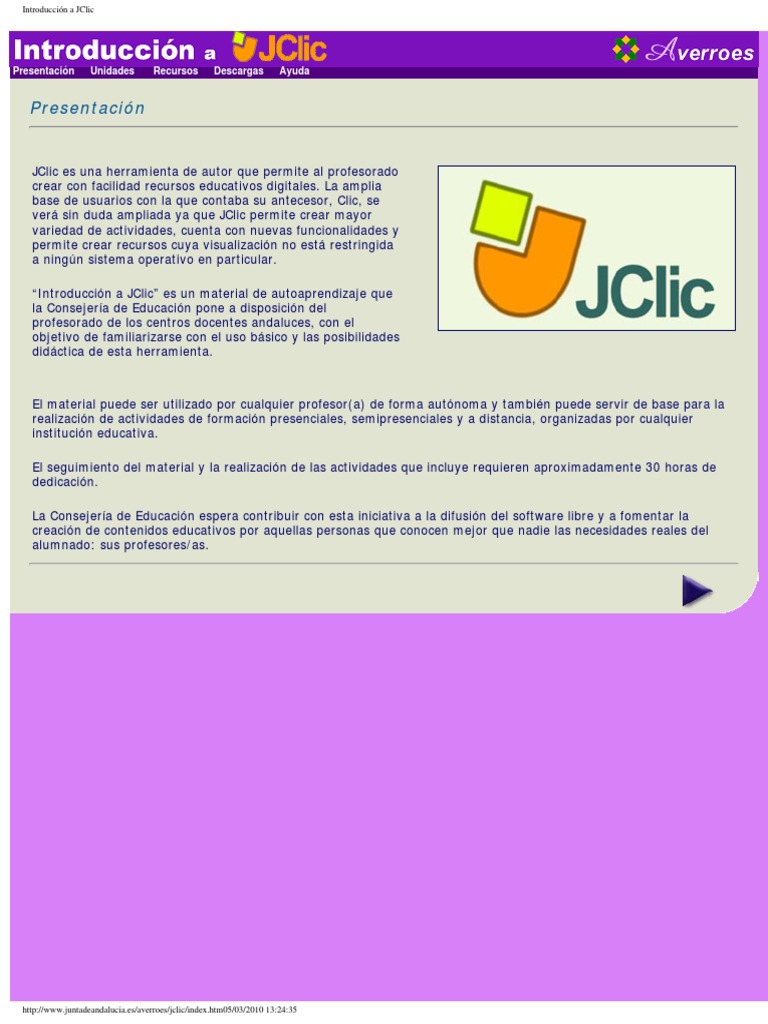 Introducción A JClic | PDF