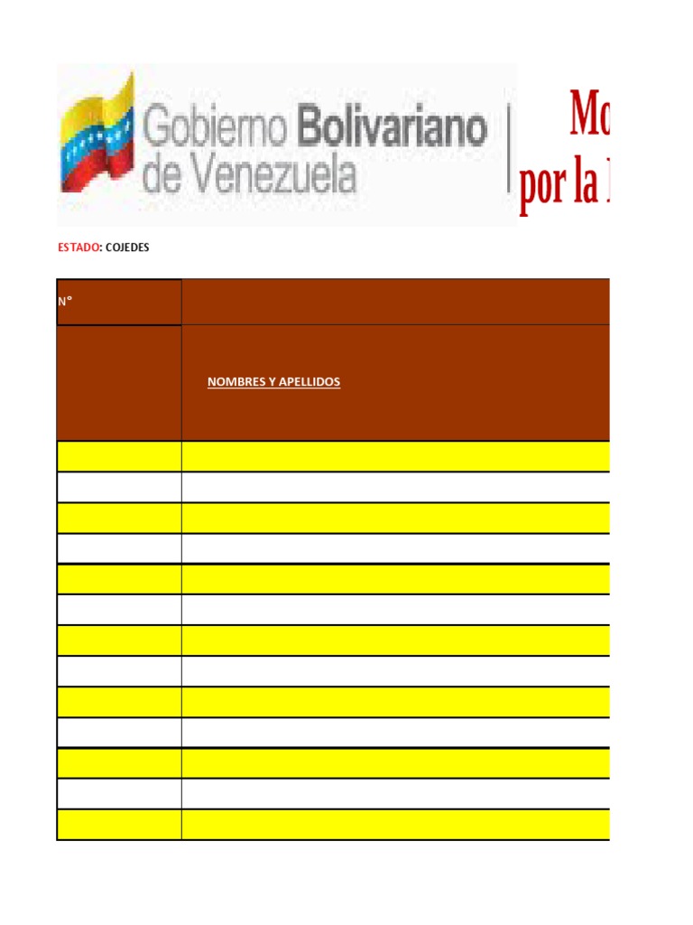 Formato Censo Vivienda | PDF
