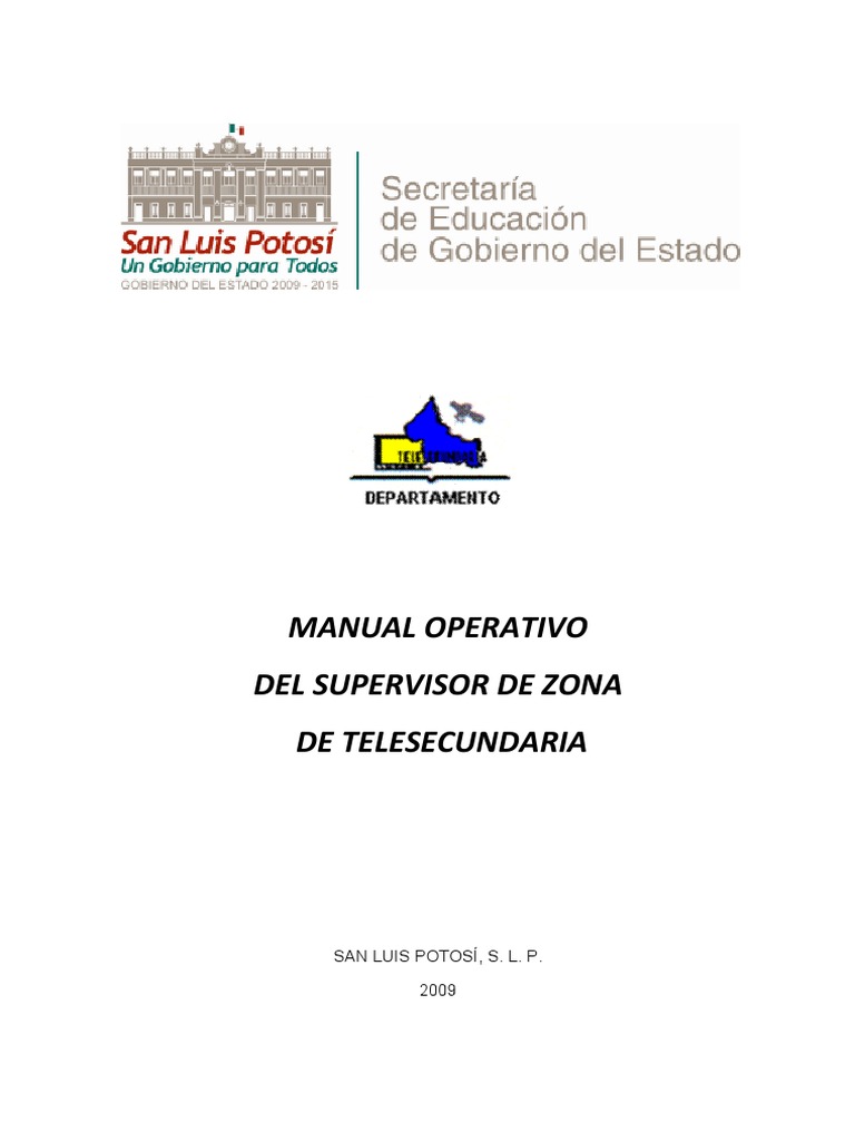 Manual Operativo Supervisor | PDF | Plan de estudios | Evaluación