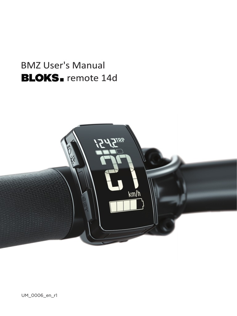 BLOKS Remote 14d User Manual | PDF | Poly(Methyl Methacrylate) | Screw