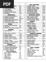 Menu Card | PDF | Desi Cuisine | Foods