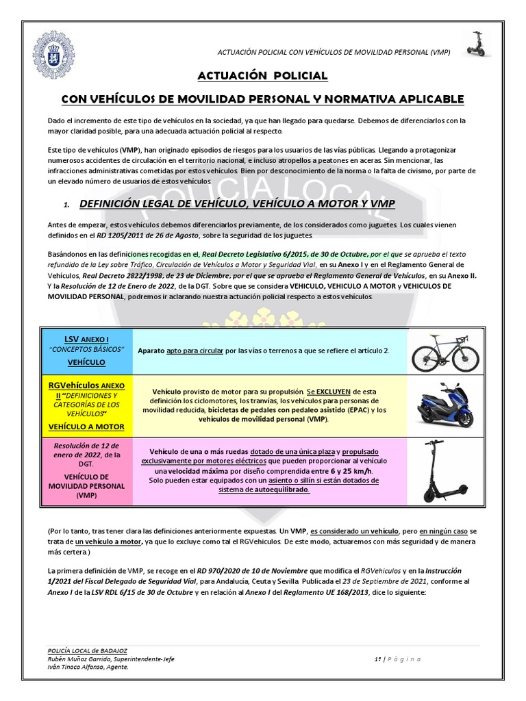 Resumen Infracciones VMP | PDF