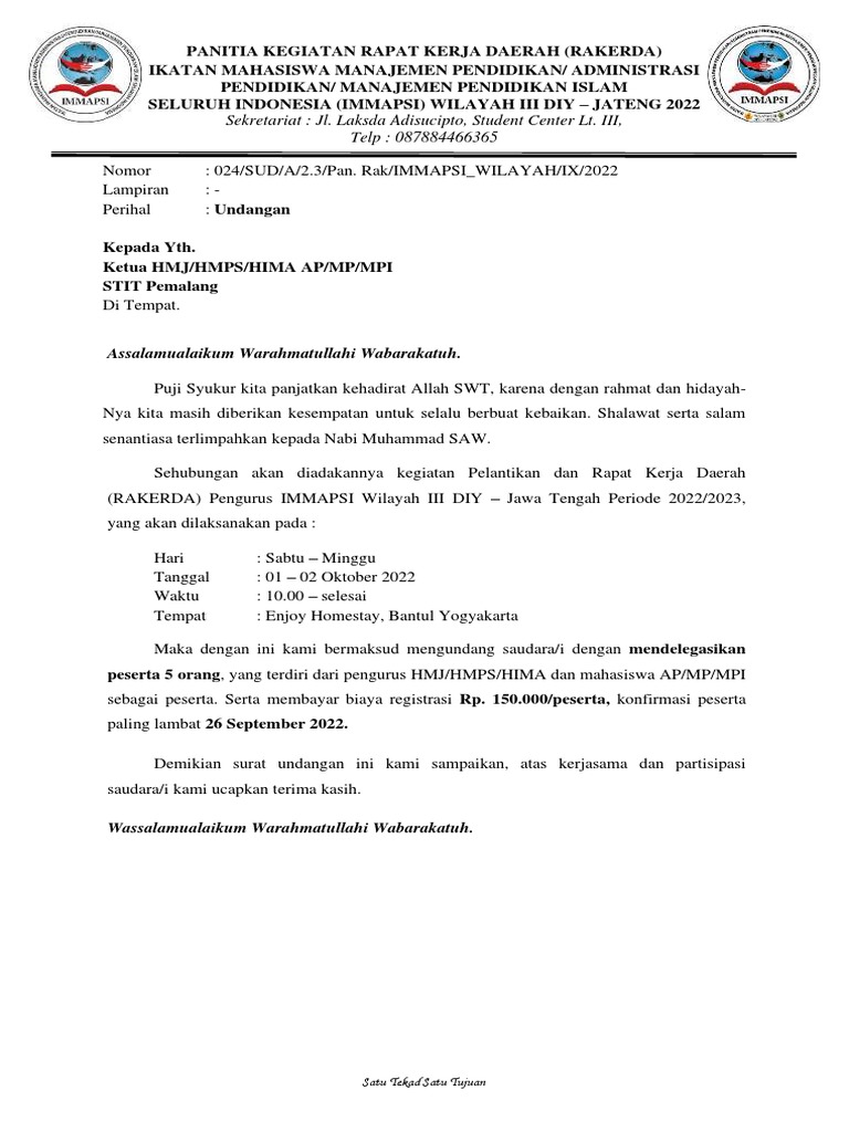 024 Sud Rakerda Stit Pemalang | PDF | Karier & Perkembangan ...