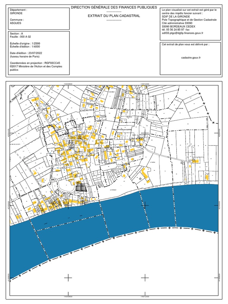 Plan Cadastral Normalise 5 | PDF
