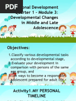MODULE 3 Personal Development SHS | PDF | Developmental Psychology ...