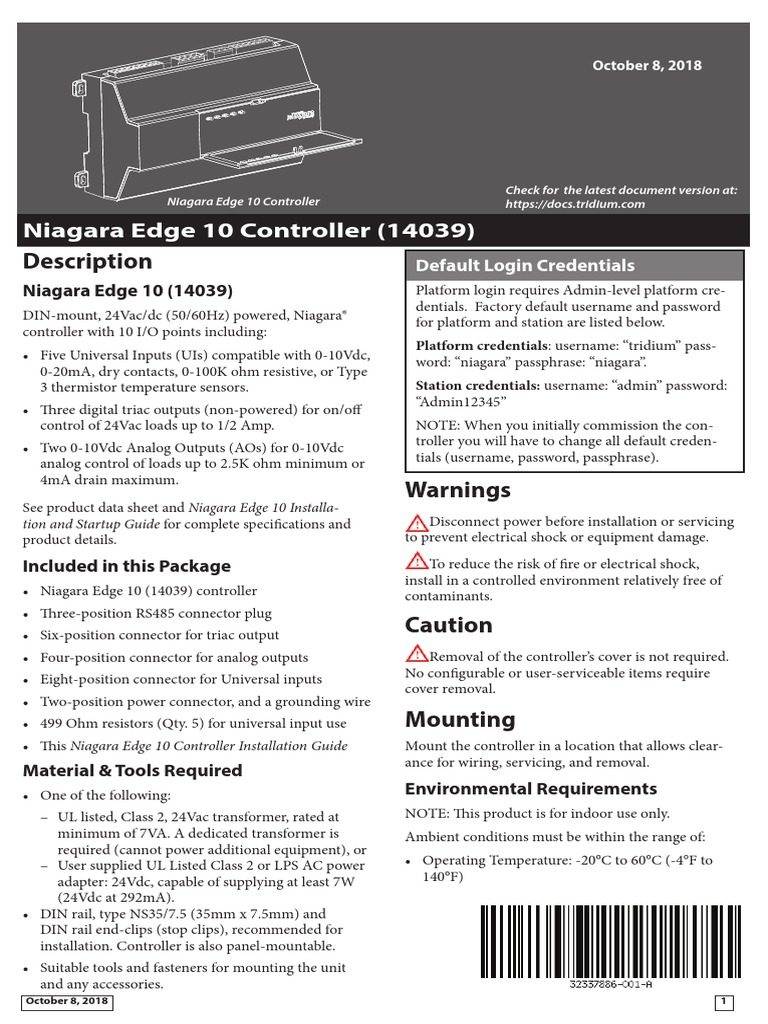 Edge 10 Datasheet | PDF