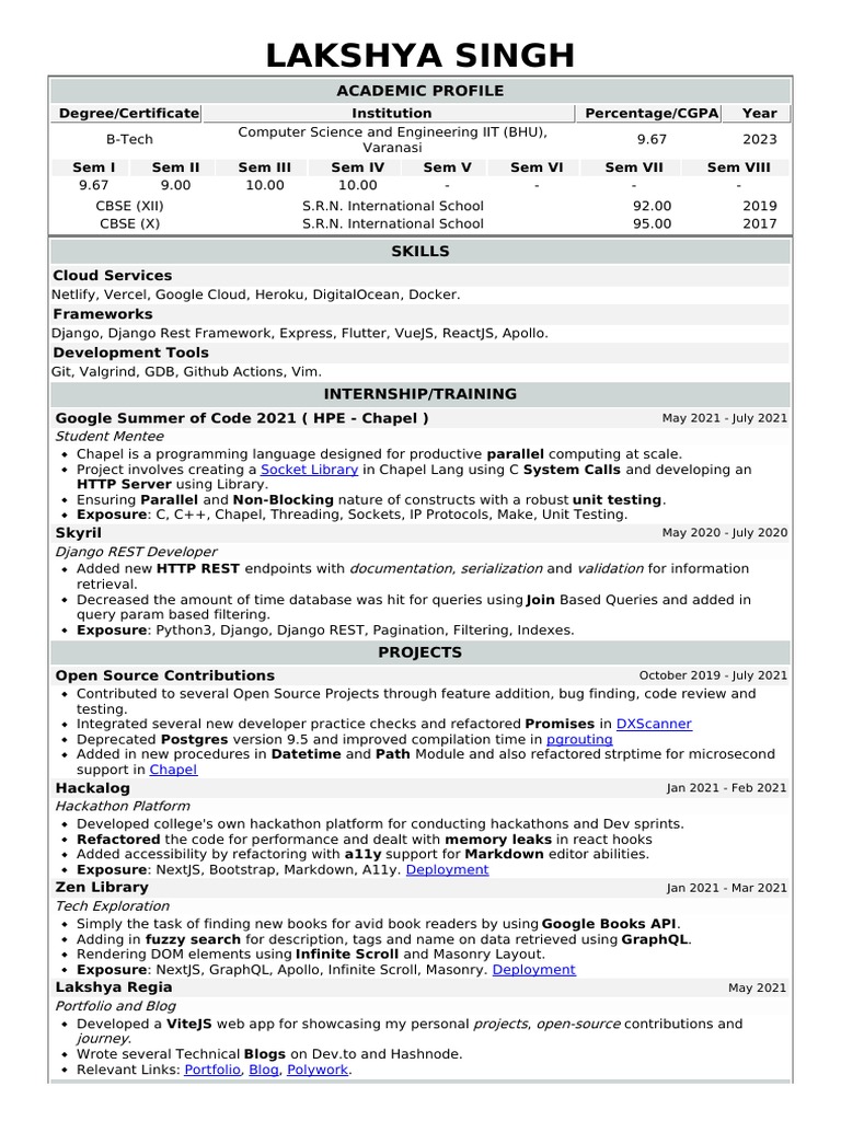 Lakshya Singh - SDEv1 | PDF | Systems Engineering | Software Development