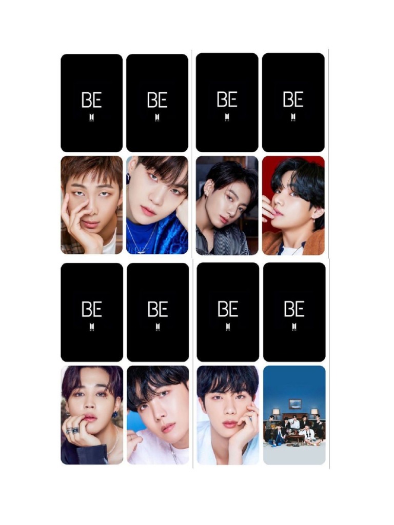 Photo Cards para Imprimir de BTS | PDF
