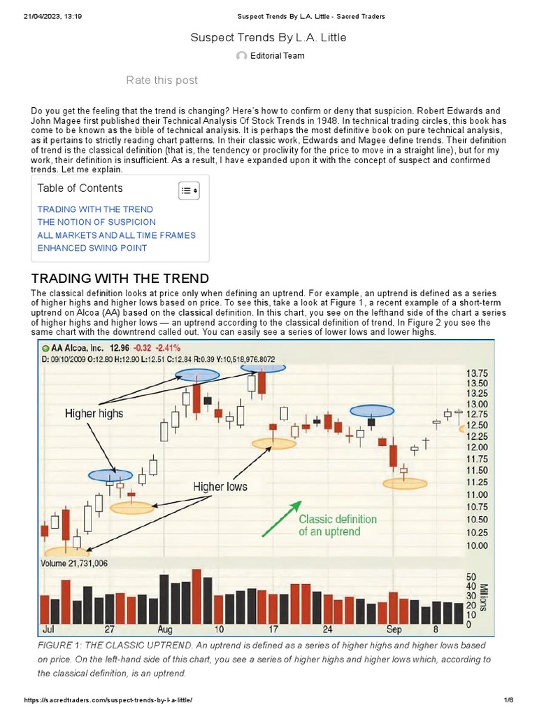 Suspect Trends Analysis Guide | PDF | Technical Analysis | Exchange ...