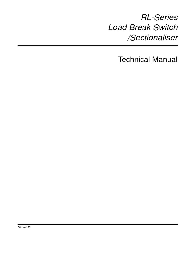 Manual Tecnico RL38 | PDF | Switch | Electrical Components