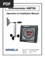 Heriana Anemometer Instruction Manual | PDF | Wind Speed | Transmitter